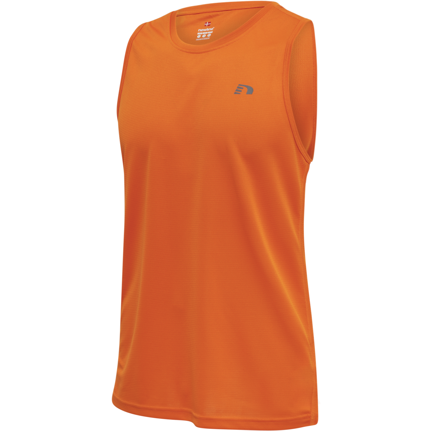 Newline MEN CORE RUNNING SINGLET - ORANGE TIGER | newlinesport.dk